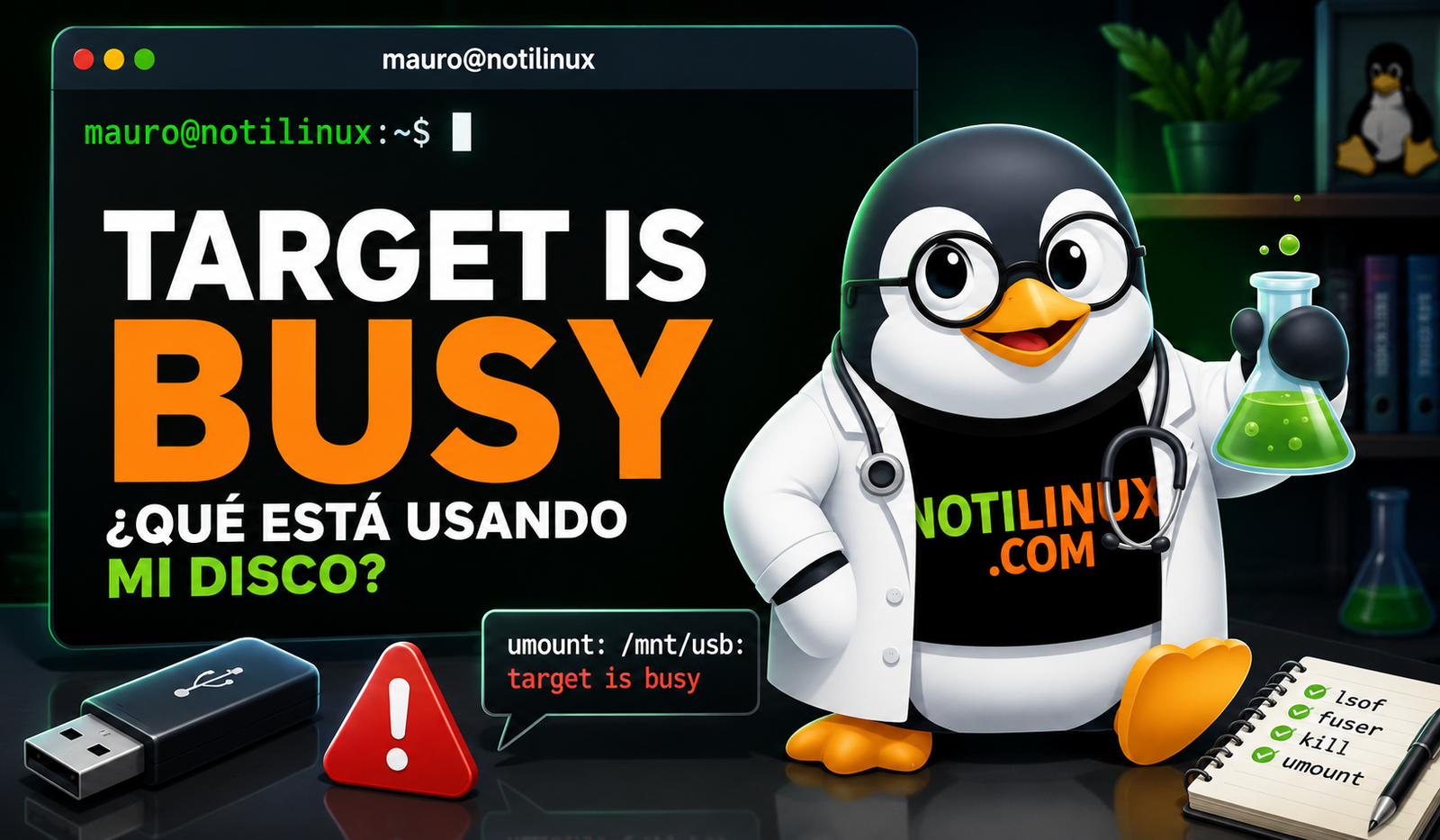 Solución a: “Target is busy” en Linux - NotiLinux.com